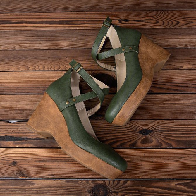 Closed Toe Chunky Heels Ankle Strap Sandals | roselinlin Closed Toe Chunky Heels Ankle Strap Sandals | roselinlin